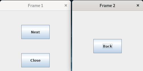 Java Program To Create And Switch Between Frames Using Buttons Sanfoundry