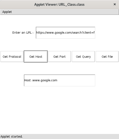 Java Program To Show The Use Of Various Methods Of Url Class Sanfoundry